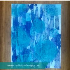 Creating Tissue Paper Collages - Creativity in Therapy