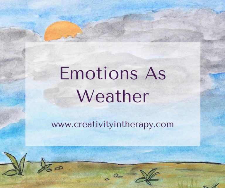 Emotions as Weather - Creativity in Therapy