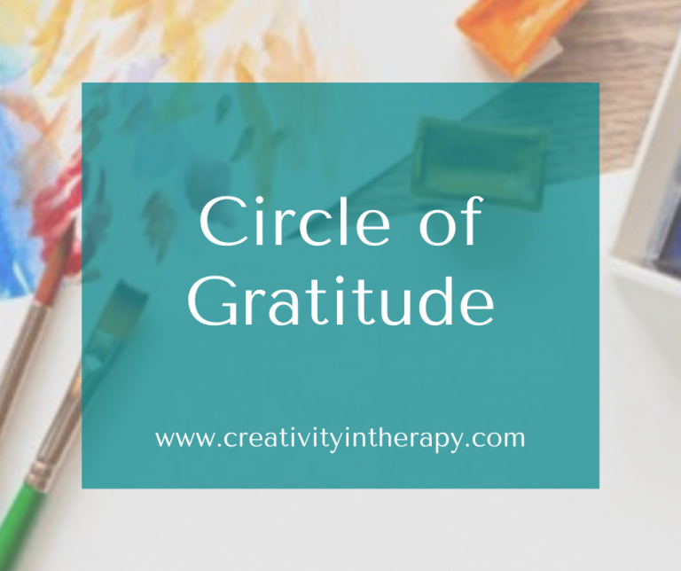 Circle of Gratitude: How to Calm Anxiety, an Art Therapist Shares a Way ...